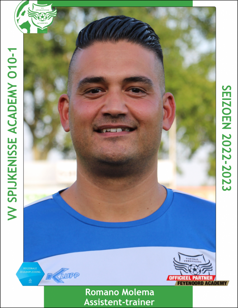Romano Molema trainer O11-groep volgend seizoen | Voetbalvereniging ...